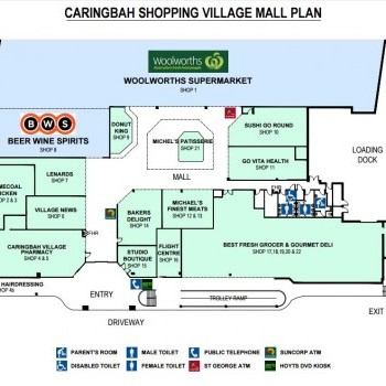 Caringbah Shopping Village - Caringbah, New South Wales - store list ...